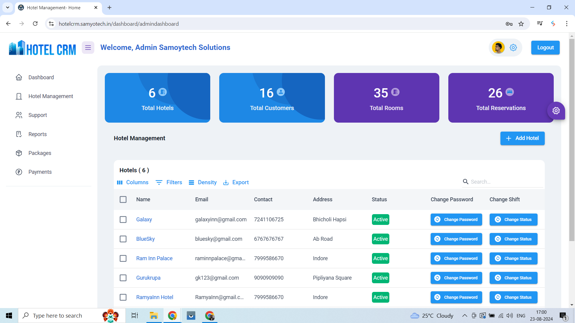 Hotel CRM | Hotel SAAS System | Hotel Booking System by samyotech | CodeCanyon